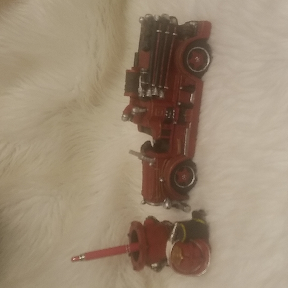 smc | Office | Fire Truck And Fire Hydrant Pen Holder | Poshmark